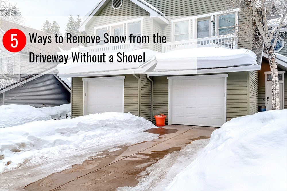 5 Ways to Remove Snow from the Driveway Without a Shovel – Sunnydaze Decor