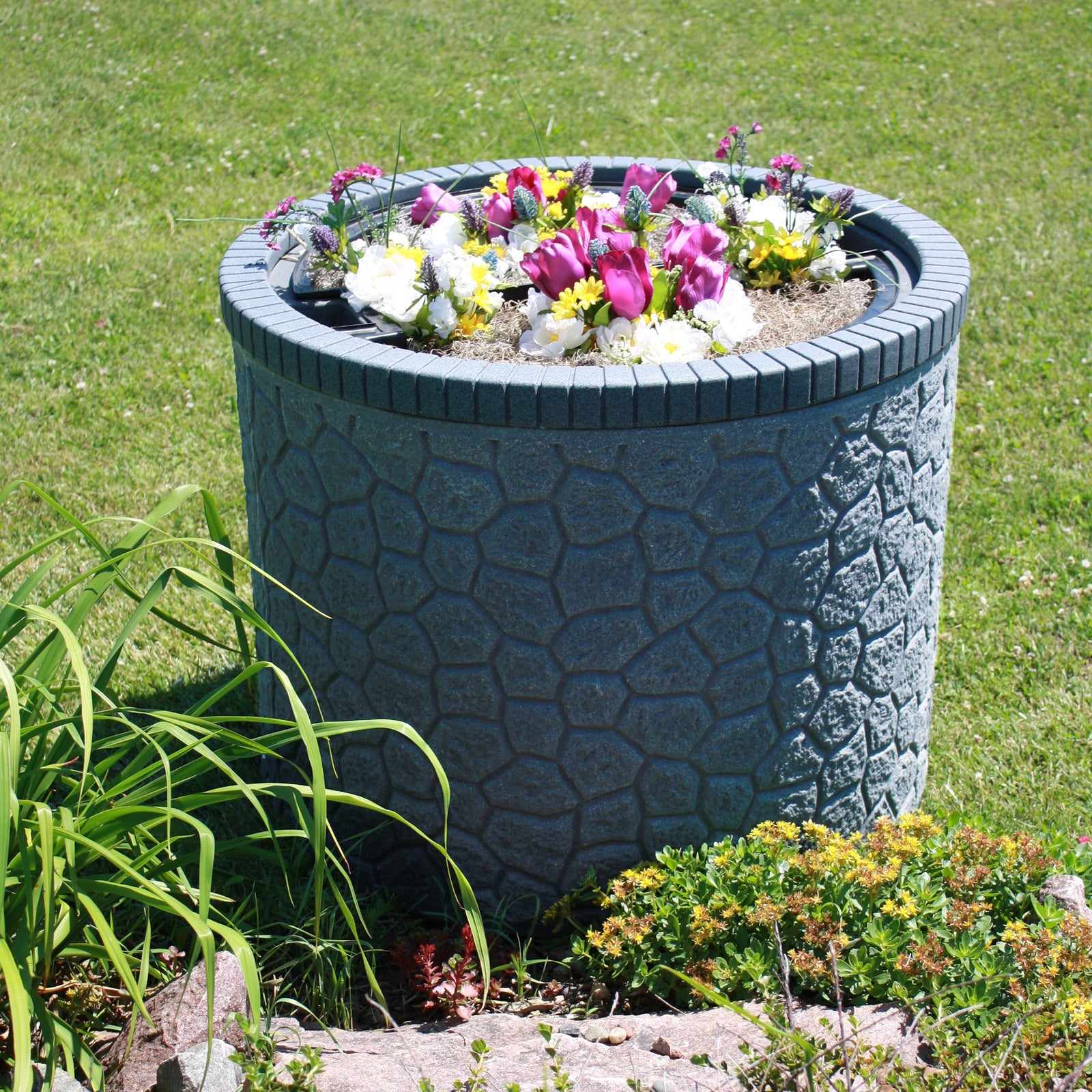 TankTop Covers Decorative 35" Basin Planter Septic Tank Enclosure ...